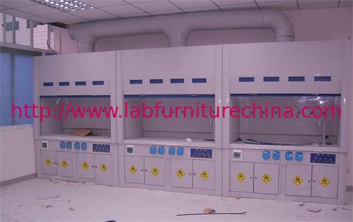 High quality corrosion and acid alkali FRP Fume cabinet for chemicla and college lab supplier