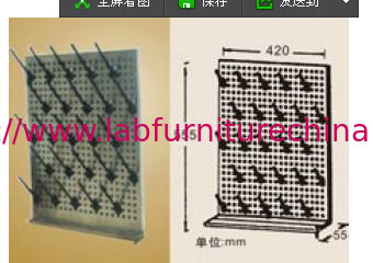 304 STAINLESS STEEL SINGLE FACED LAB PEGBOARD ,304stainless steellab pegboard supplier