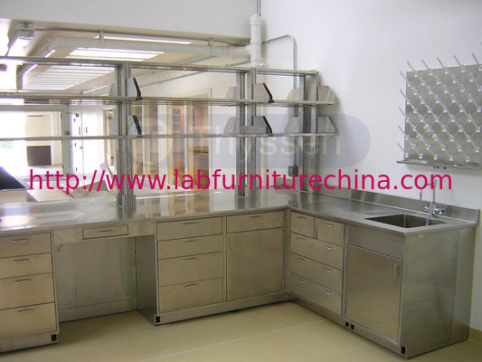 Stainless Steel Lab Casework  furniture | Stainless Lab Cabinets supplier