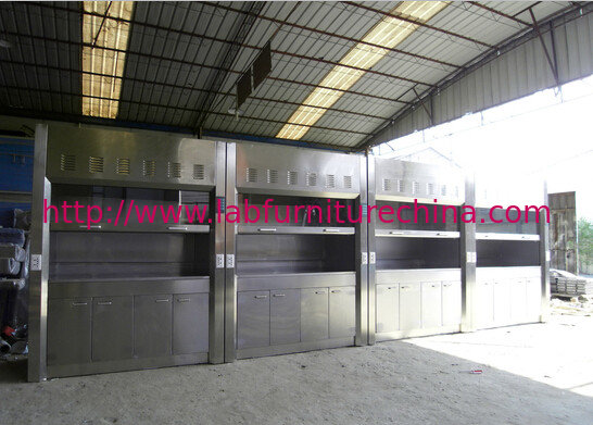 Stainless steel laboratory fume cupboard for lab furniture equipment in college supplier