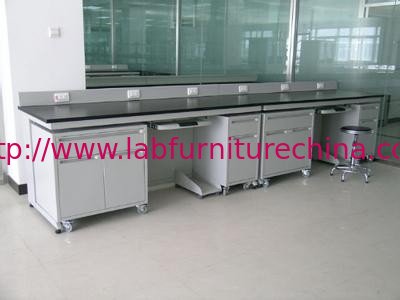 College School Lab Becnh Furniture with Reagent Rack supplier