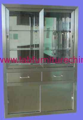 full Stainless Steel  medical Cabinet for lab furniture cabinet equipment supplier