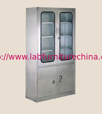 full Stainless Steel  medical Cabinet for lab furniture cabinet equipment supplier