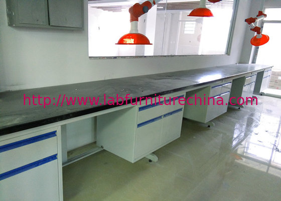 No Loose Paint And Rust Steel Lab Bench Furniture For chemical/school/ hospital / university college laboratory Forever supplier