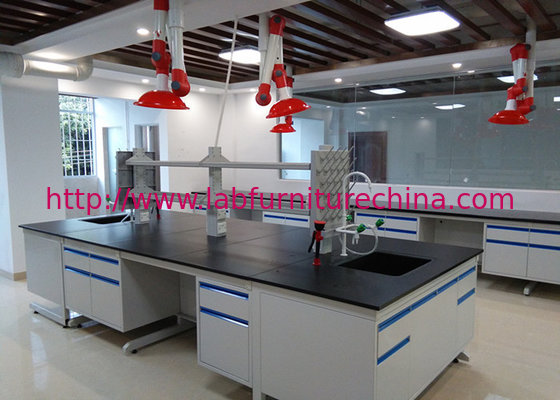 No Loose Paint And Rust Steel Lab Bench Furniture For chemical/school/ hospital / university college laboratory Forever supplier