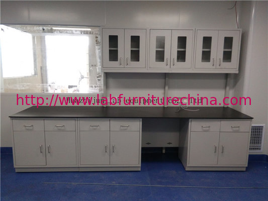 Protecting High Temperature /  All Reagent Epoxy Resin  ChemicaL / Hospital / School All  Steel  Lab Bench Furnitures supplier
