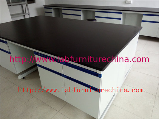 Protecting  Corrosion /  Acid / Alkali  White Science Lab  Bench Furniture  Equipments  For  Chemical Laboratory supplier