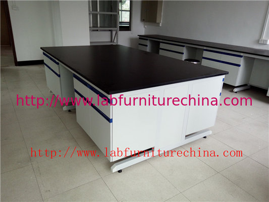Protecting  Corrosion /  Acid / Alkali  White Science Lab  Bench Furniture  Equipments  For  Chemical Laboratory supplier