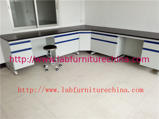 Protecting  Corrosion /  Acid / Alkali  White Science Lab  Bench Furniture  Equipments  For  Chemical Laboratory supplier