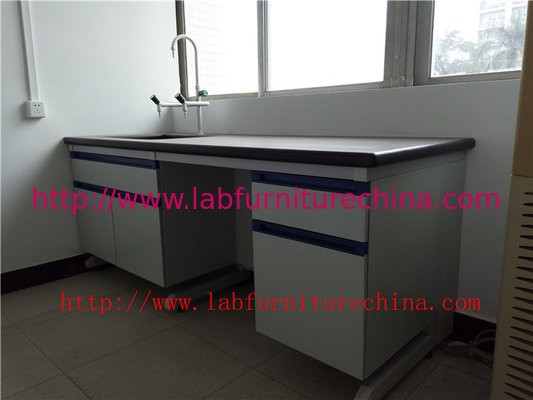 Resistant To  strongest Corrosion /  Acid / Alkali 3000 mm Blue  Science Computer Lab  Furniture  Designs  For  Laborato supplier