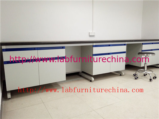 Resistant To  strongest Corrosion /  Acid / Alkali 3000 mm Blue  Science Computer Lab  Furniture  Designs  For  Laborato supplier