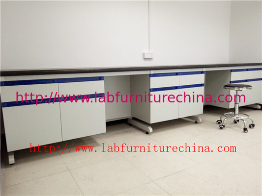 Resistant To  strongest Corrosion /  Acid / Alkali 3000 mm Blue  Science Computer Lab  Furniture  Designs  For  Laborato supplier