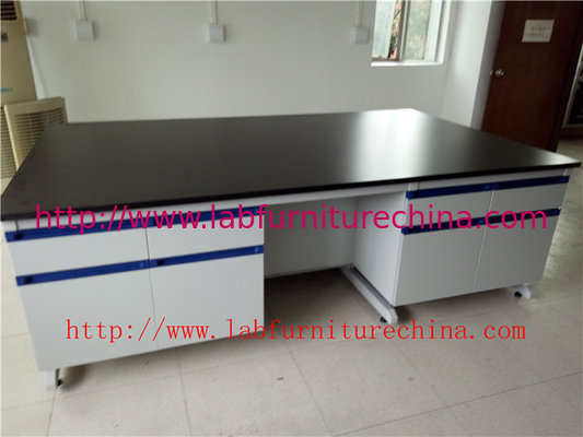 C Frame Science Laboratory Bench Furniture Drawing for Research / Public Security Bureau / Inspection Bureau Laboratory supplier