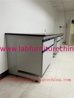 3000 mm  White Cheapest Solid   Phenolic  Science Lab furniture Solution for Hospital /  College laboratory supplier