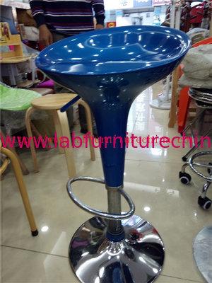 Blue New Plastic Lab  Chairs And Stools For  School  / Hospital Laboratory supplier