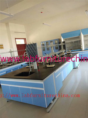 Resistance To  Corrosion /  Acid / Alkali 3000 mm Blue  Science Lab  Furniture  Designs  For  Laboratory supplier