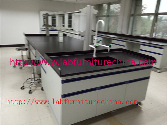 3000 mm Steel  Wood Frame  Science Lab furniture System Design for Hospital /  College laboratory supplier