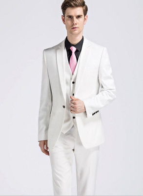 One Button Blue Gents Wedding Suits For Party Prom Party Easy Absorben