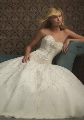 Amazing Mermaid Ball Gown Wedding Dresses / Unique Gorgeous Wedding Ball Gowns
