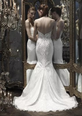 Plus Size Vintage Mermaid Tail Wedding Dress Lace Appliques Decoration