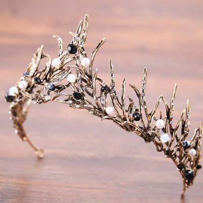 Handmade Custom Made Crowns And Tiaras / Wedding Pink Rhinestone Tiara