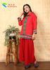 YIZHIQIU wholesale winter short jacket with pocket women red new woman coat