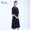 YIZHIQIU Cotton Material Summer Floral Cheongsam