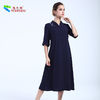 YIZHIQIU Cotton Material Summer Floral Cheongsam