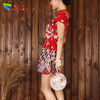 Chinese pattern short sexy cheongsam qipao dress