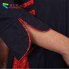 Breathable Chinese Dress Cheongsam Black And Red Color Custom L-3XL Size
