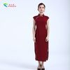 Long Ladies Cotton Clothing Traditional Chinese Style Dresses Cheongsam One Piece Dress