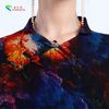 Modified Traditional Cheongsam Dress , Cotton One Piece Long Cheongsam Dress