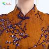Modified Casual Chinese Long Dress Qipao , Sleeveless Cheongsam Dress