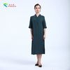 Pure Color Cotton Chinese Dress Cheongsam One Piece Dress For Daily Wear