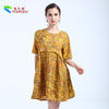 YIZHIQIU Chinese Style Design Midi Flower Dress