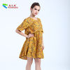 YIZHIQIU Chinese Style Design Midi Flower Dress