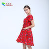 YIZHIQIU Female Printed Custom Pattern Short Dress