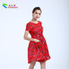YIZHIQIU Female Printed Custom Pattern Short Dress