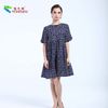 Soft Short Cotton Summer Dresses , Floral Cotton Dresses Fit And Flare Silhouette