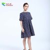 Soft Short Cotton Summer Dresses , Floral Cotton Dresses Fit And Flare Silhouette