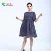 Soft Short Cotton Summer Dresses , Floral Cotton Dresses Fit And Flare Silhouette