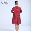 100% Cotton Material Women'S A Line Dresses , Short Sleeve Casual Summer Dresses