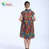 Elegant Cotton Short Frock Dress Stand Neckline Environmentally Friendly