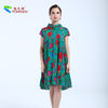 Knee Length Short Cotton Summer Dresses Chinese Ethnic Clothing Fashion Design