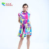 Vintage Pattern Print Short Cotton Summer Dresses Casual For Outdoor Beach