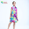 Vintage Pattern Print Short Cotton Summer Dresses Casual For Outdoor Beach