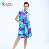 Natural Waistline Short Cotton Summer Dresses Ladies Trendy Floral Dresses