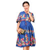Custom Long Cotton Summer Dresses O Neck With Knee - Length Dresses Length