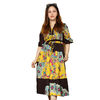 Custom Long Cotton Summer Dresses O Neck With Knee - Length Dresses Length