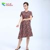 YIZHIQIU Cotton Material Floral Printed Pattern Dress